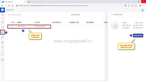 Hướng dẫn sử dụng Unifi Controller congnghewifi vn