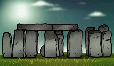 Stonehenge Drawing Easy With Pencil