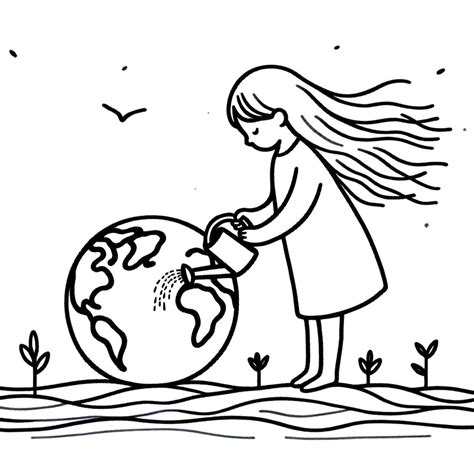 Desenho Para Colorir Meio Ambiente