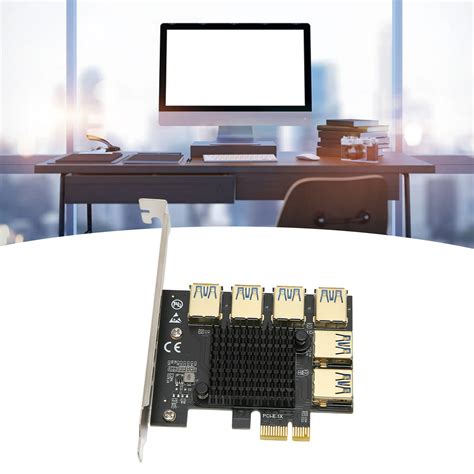 Pcie 1 A 6 Riser Card Pcie Splitter 1 A 6 Pci Riser Card 6 Risers En 1
