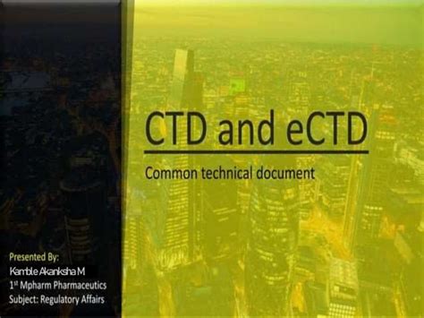 Ctd And Ectd Pptx