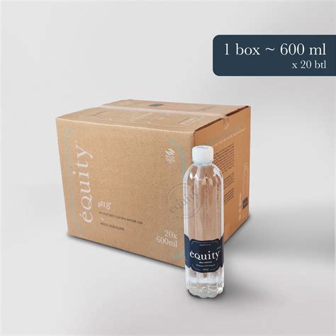 Jual Equity H3o2 Mineral Water 600 Ml Isi 20 Botol Shopee Indonesia