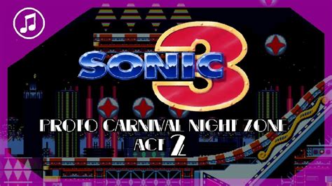 Sonic 3 Prototype Carnival Night Zone Act 2 8 Bit Remix Youtube
