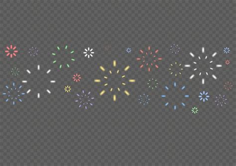Bright Colorful Fireworks At Dusk Sparkling Firework Festive Holiday