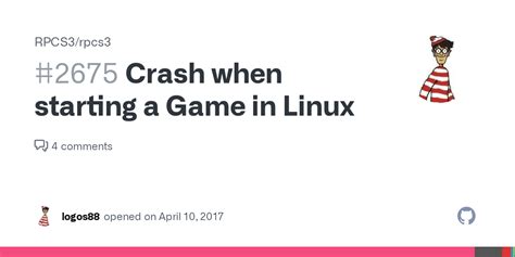 Crash When Starting A Game In Linux · Issue 2675 · Rpcs3rpcs3 · Github