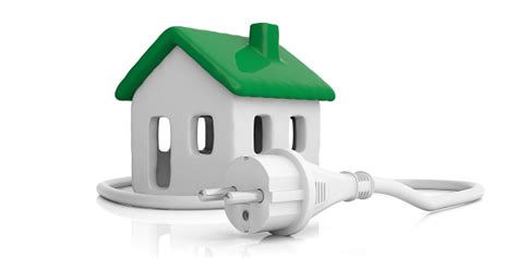 녹색 지붕 및 흰색 배경에 고립 된 전기 플러그가 있는 집 모델 3d 일러스트레이션 개념에 대한 스톡 사진 및 기타 이미지 개념 부동산 전기 플러그 Istock