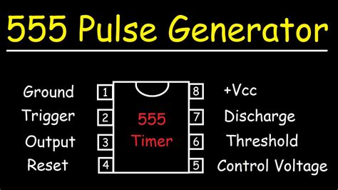 Ic 555 Clock Pulse Generator