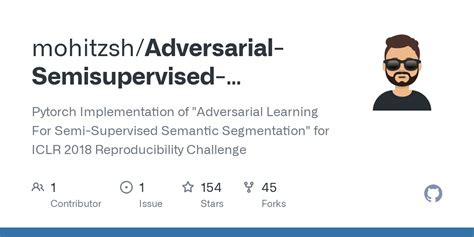 Github Mohitzsh Adversarial Semisupervised Semantic Segmentation Pytorch Implementation Of