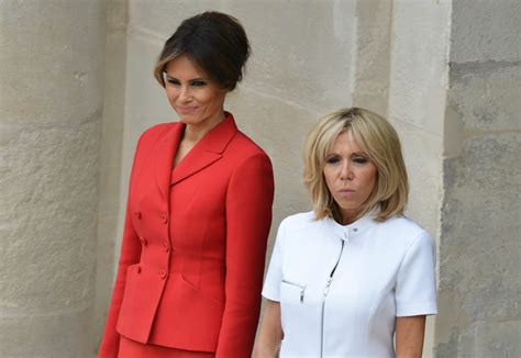 Melania Trump Vs Brigitte Macron A Parigi Il Confronto Di Stile Tra