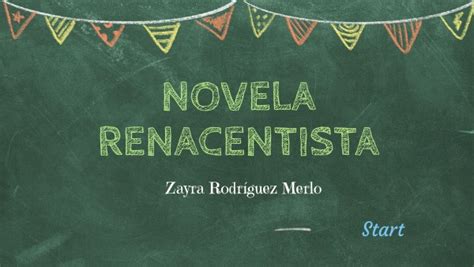 Novela Renacentista Genially