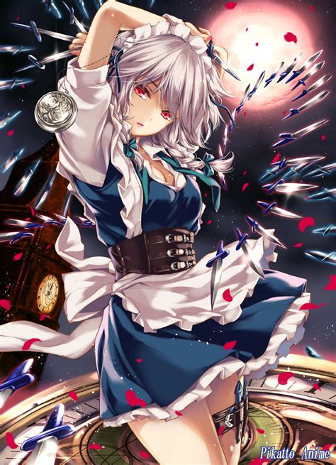 Touhou Sakuya Izayoi Flandre Scarlet 成長フランちゃん＆咲夜さん Pixiv Girls