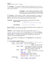 1 Review 2 Pdf CIS 22C Module 2 Introduction To The C Language 1 C
