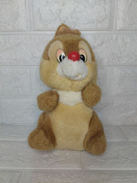 Disney Classic Chip And Dale X Chipmunks Vintage Dale Plush Stufftoy