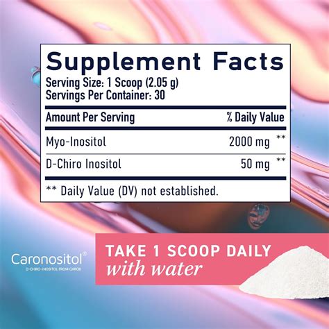Myo Inositol Y D Chiro Inositol En Polvo Equilibrio Hormonal Para
