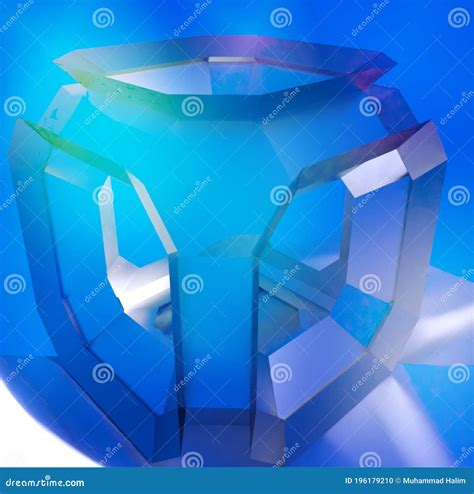 Modified Cube Reflection Stock Illustration Illustration Of Simulation