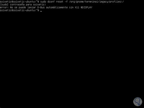 No Me Abre La Terminal Ubuntu Solucion Solvetic