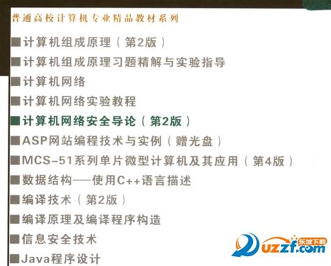计算机网络安全导论第2版 图片预览