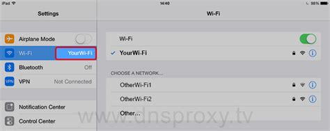 Proxy Url Configuration Guide For Ipad Iphone Dnsproxy Tv
