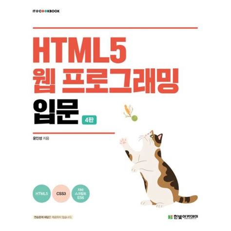 Html5 웹프로그래밍 입문4판it Cookbook 258 배민스토어