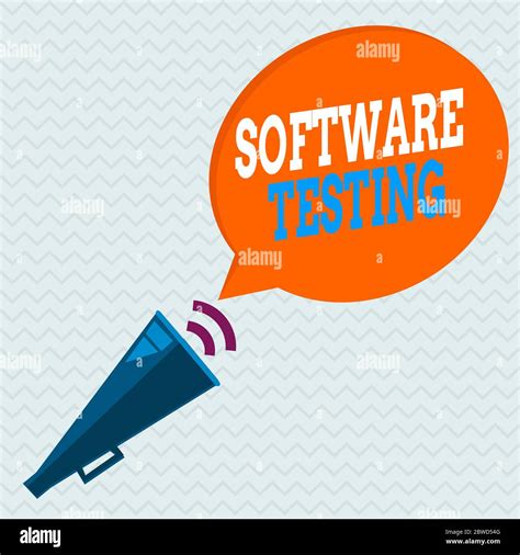 Rédaction Conceptuelle Montrant Les Tests De Logiciels Concept
