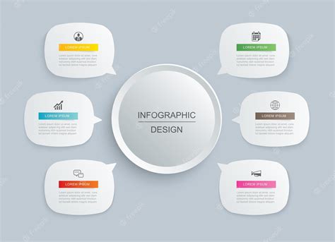데이터 인포 그래픽 템플릿 프리미엄 벡터