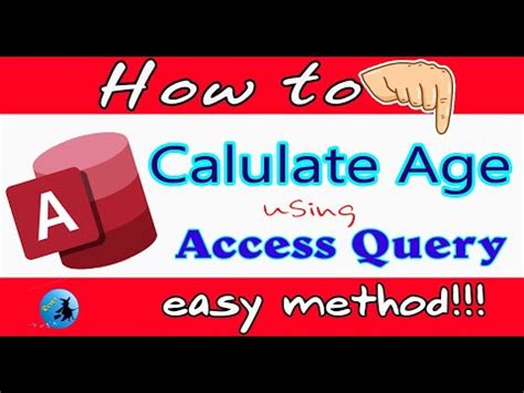 MS Access Datediff Function How To Calculate Age Using Ms Access