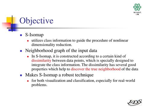 ppt supervised nonlinear dimensionality reduction for visualization