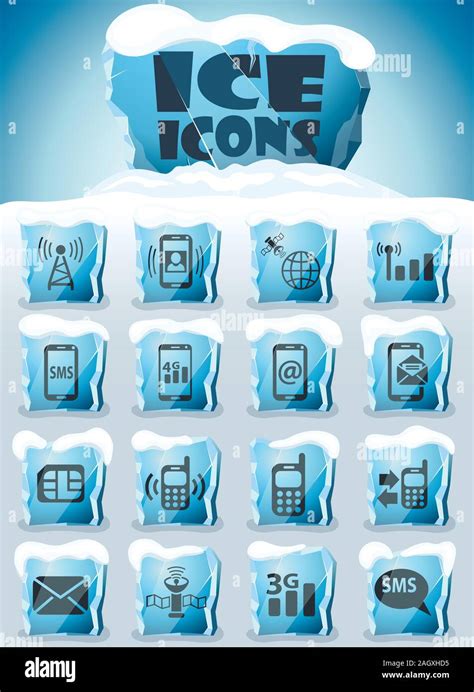 Mobile Connection Icon Set Stock Vector Image And Art Alamy