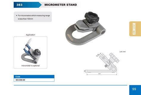 Micrometer Stand Accud