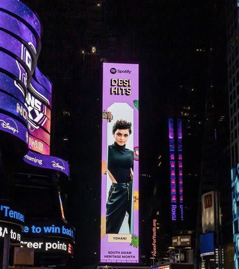 Yohani Was Featured In Times Square What Other Sri Lankans Have Been