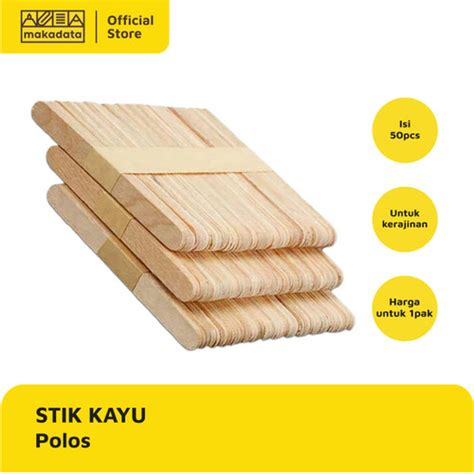 Jual STIK KAYU ES KRIM STICK KAYU ICE CREAM POLOS Kota Surabaya
