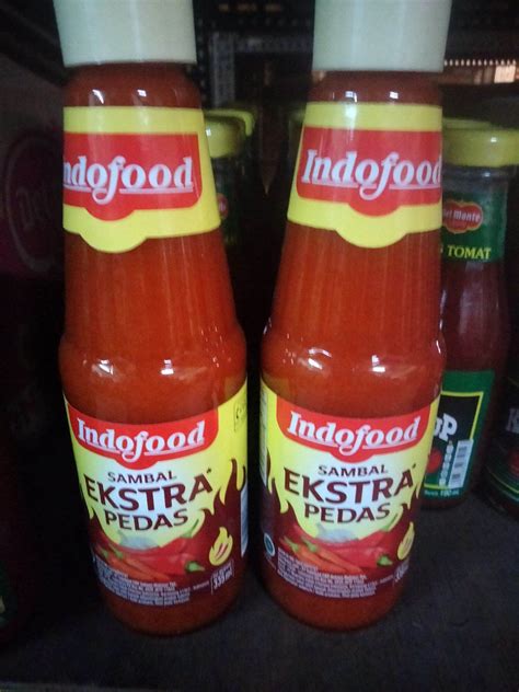 Indofood Sambal Extra Pedas 335ml Botol Lazada Indonesia