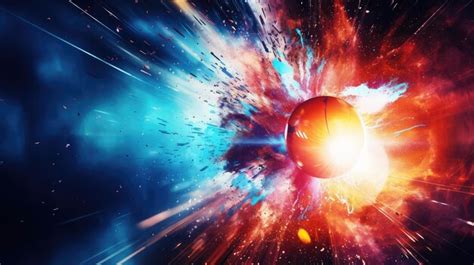 Premium Photo Acceleration Particle Sport Background