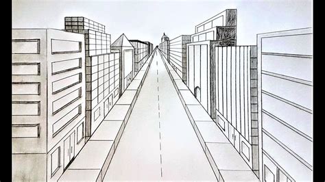 How To Draw A City Street In One Point Perspective Eroppa