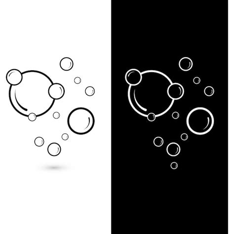 Premium Vector Bubble Icon Vector Illustration Design Template