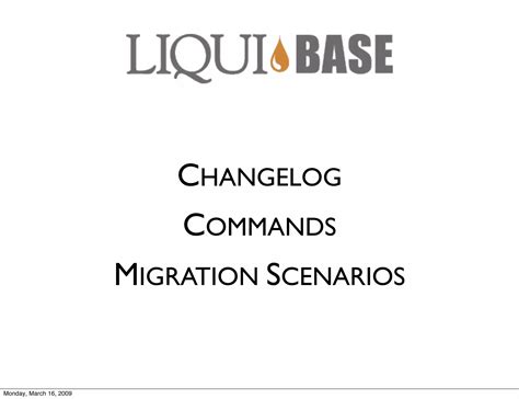 Database Refactoring With Liquibase Ppt
