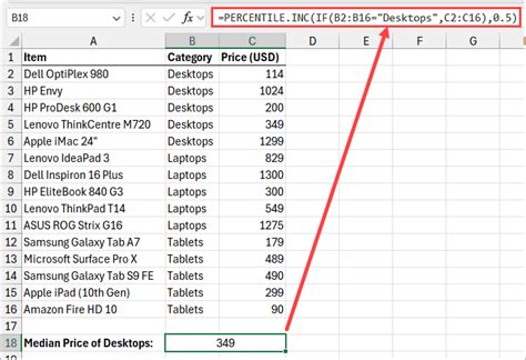 Calculate MEDIAN IF In Excel Easy Ways