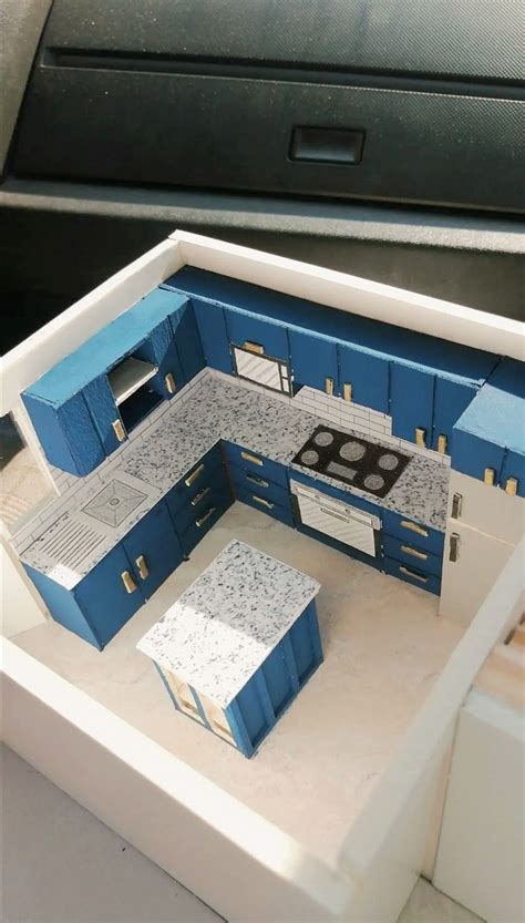 Cocina Desayunador Maquetas De Casas Sencillas Maquetas De Casas