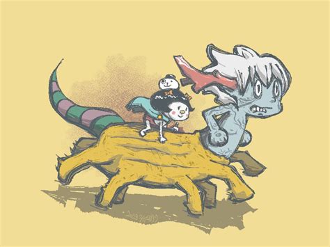 「217 おかっぱちゃんの冒険のはじまりはいつも突然 イラスト 一日一絵」タロウ一日一絵のイラスト