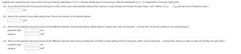 Solved Minb ﻿what Is The Variance Of Your Total Waiting