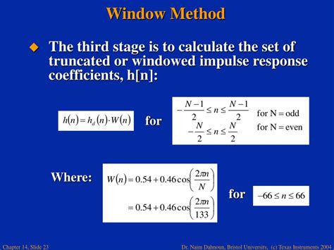 Ppt Chapter Finite Impulse Response Fir Filters Powerpoint