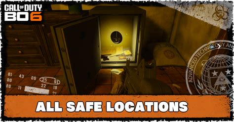 All Campaign Safe Locations And Codes Call Of Duty Black Ops 6 Bo6