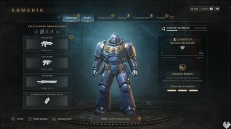 Todas las clases en Warhamer Space Marine y cómo subir de nivel