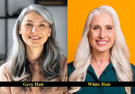 Grey Vs White Hair What Are The Differences HairstyleCamp