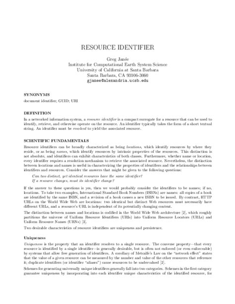 Pdf Resource Identifier