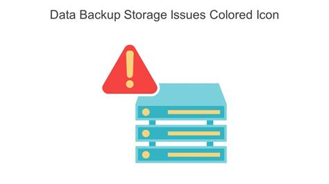 Data Backup Storage Issues Colored Icon In Powerpoint Pptx Png And
