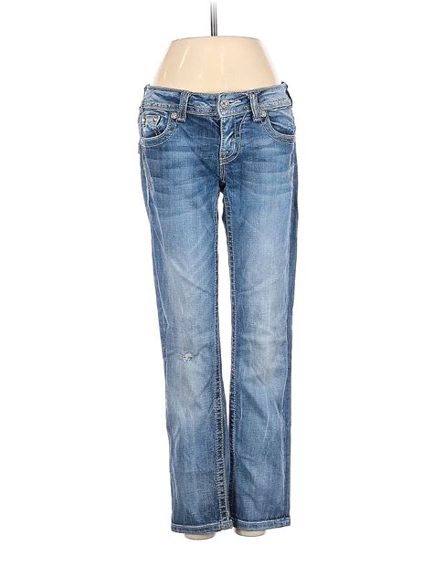 Miss Me Solid Blue Jeans 26 Waist 57 Off Thredup