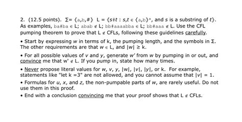 1 125 Points Given The Simple English Cfg G