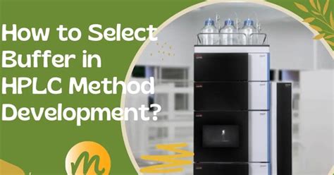 Esmeralda Pérez On Linkedin How To Select Buffer In Hplc Method
