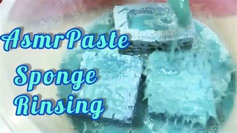 Satisfying Sponge Rinsing For Asmr
